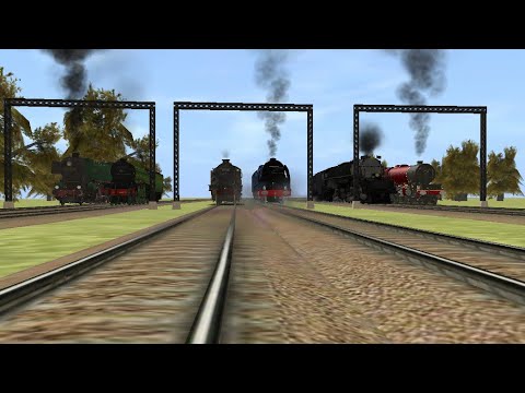 Steam race|trainz driver 2 - YouTube