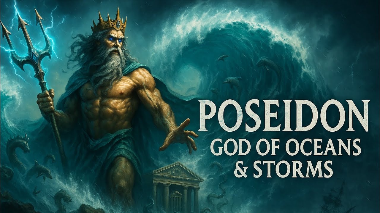 Poseidon : God of the Sea, Earthquakes and Horses | Greek Mythology ...