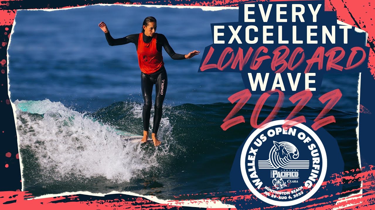Every Excellent Longboard Wave From 2022 US Open Of Surfing - YouTube