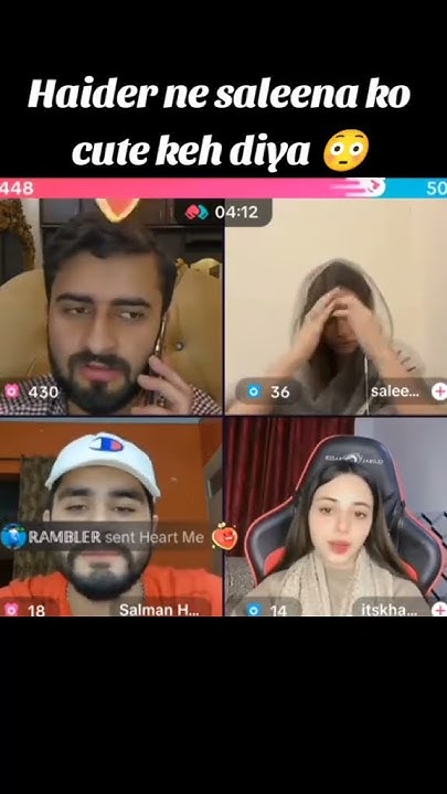 Haider ne saleena ko cute keh diya 😳 @Haider Shah🌟 #viral_video #fyp # ...