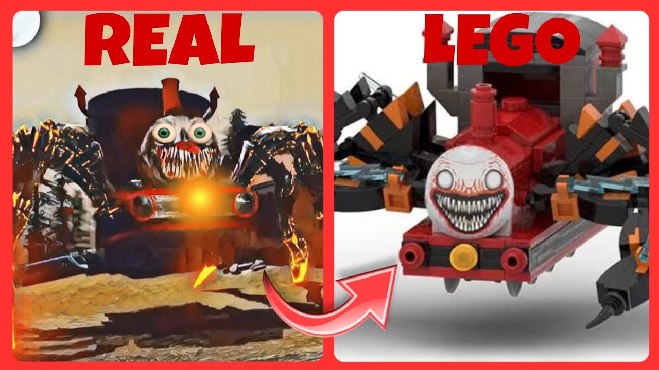 CHOO CHOO CHARLES SCARY MONSTER VS LEGO/all eat monster Guess the eater ...