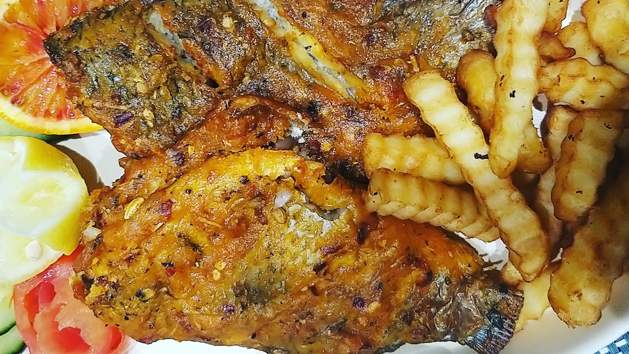 Special Fried Pamphlet Fish Recipe 2🕊😍😍😍 - YouTube
