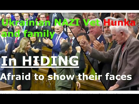 Ukrainian N@zi veteran Hunka in HIDING with family. "Afraid to show ...