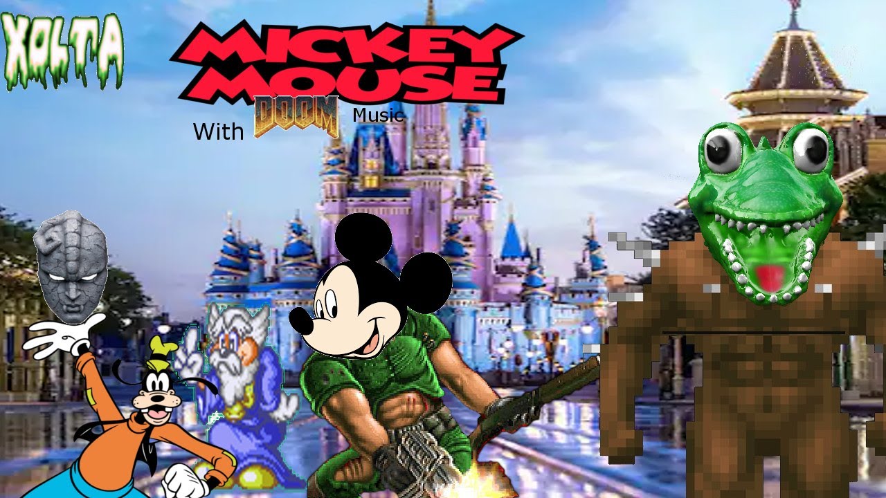 Xolta: mickey mouse with doom music - YouTube