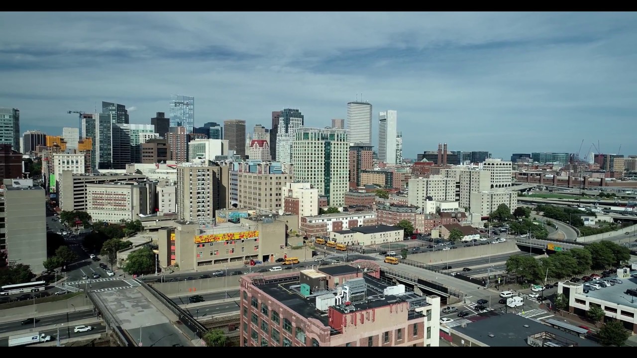 Boston view from Shawmut St - YouTube