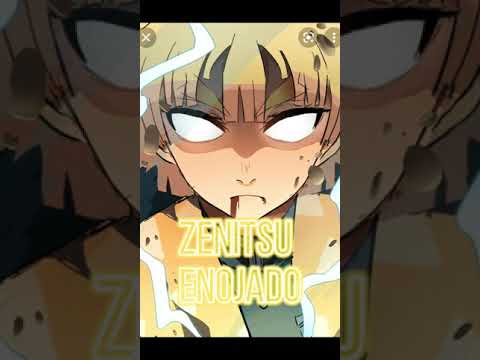 Zenitsu enojado y en combate - YouTube