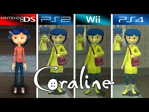 Coraline (2009) Nintendo DS vs PS2 vs Wii vs PS4 (Full Comparison)