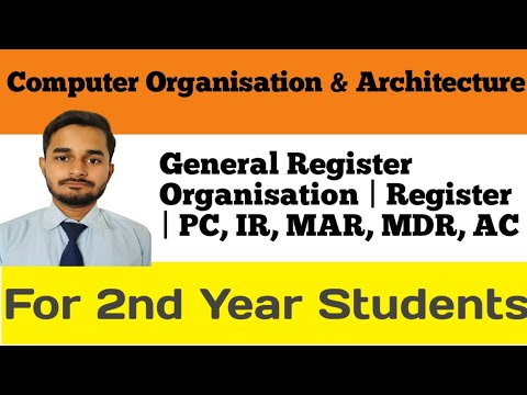 General Register Organisation | Register | PC, IR, MAR, MDR, AC | COA ...