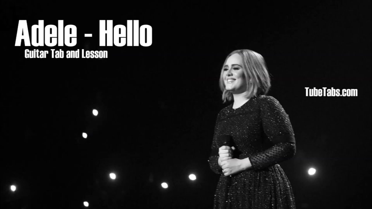 Adele - Hello Guitar Tabs and Lesson - YouTube
