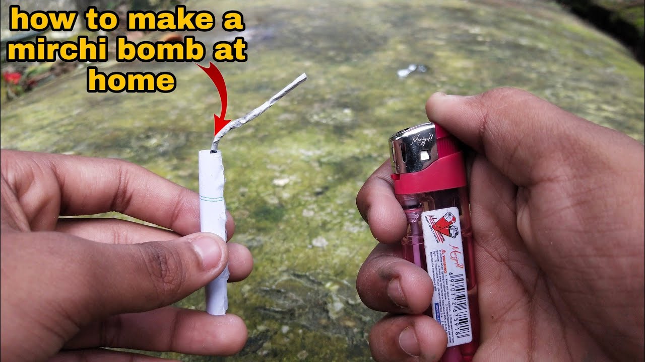 How to make a mirchi bomb at home||bijli bomb homemade||technical ka ...