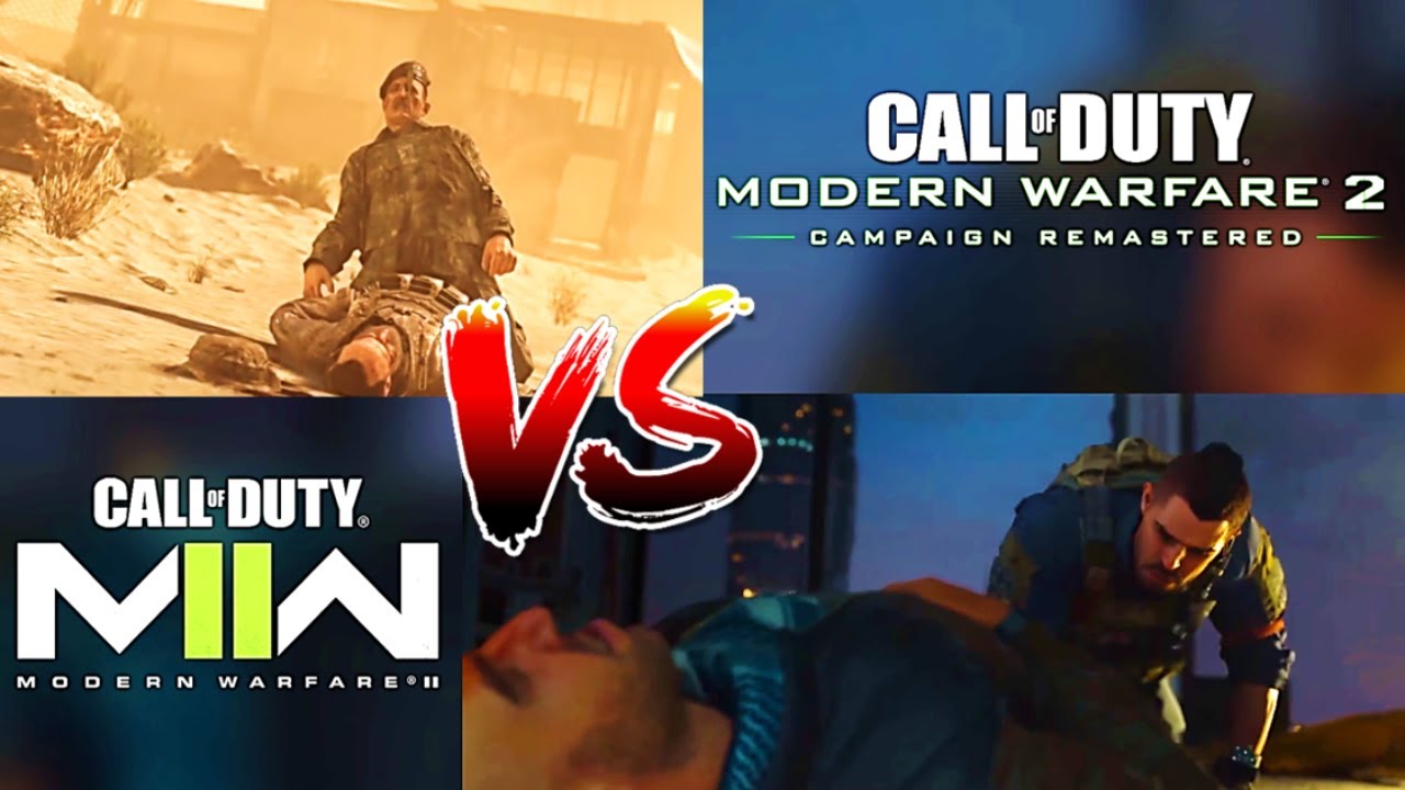 Modern Warfare 2 Ending (2009 vs 2022) Side by Side (MW2 Ending/Modern ...