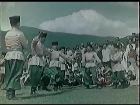 Şəkidə rəqs. 1957.il