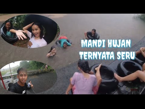 MANDI HUJAN ITU SERU Kalo Ada???