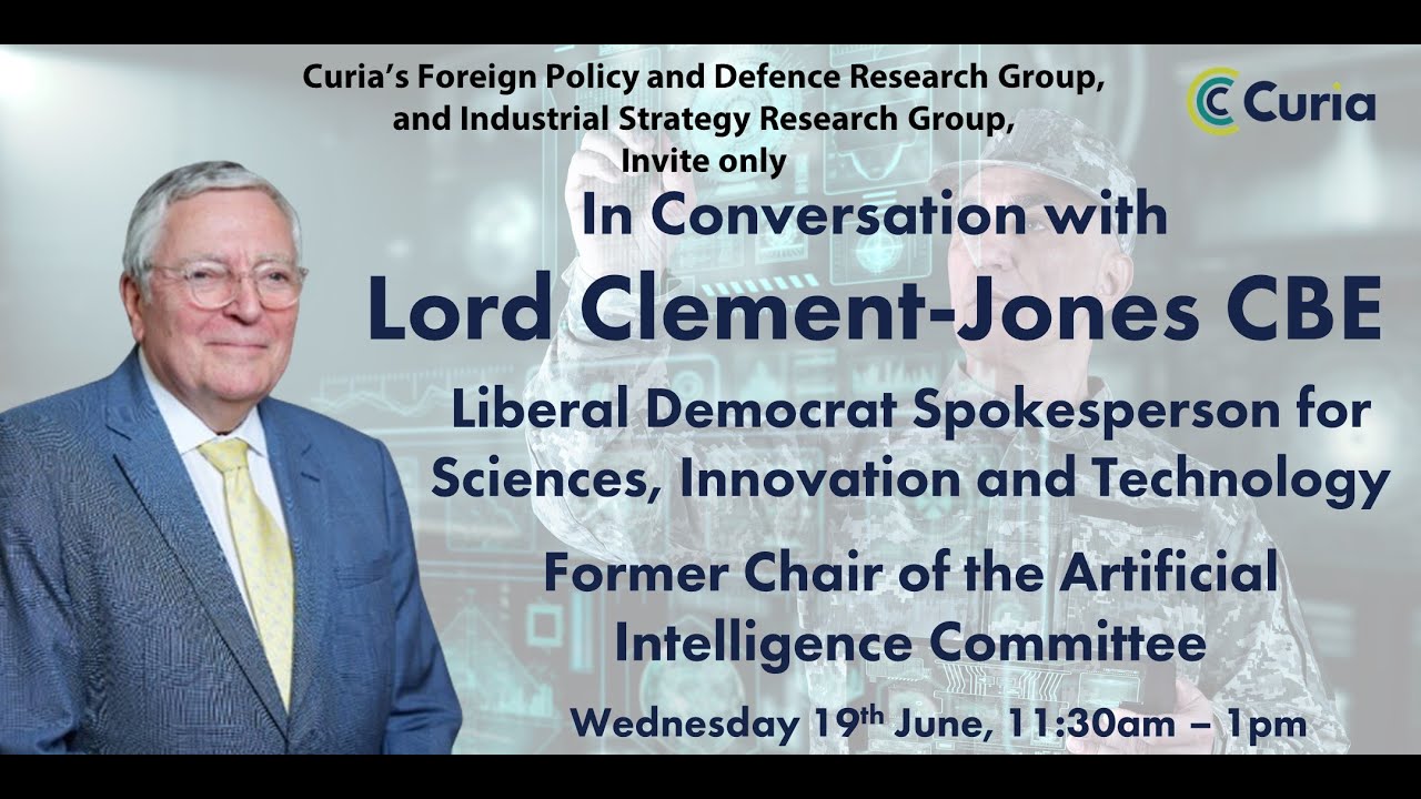In Conversation with Lord Clement-Jones - YouTube
