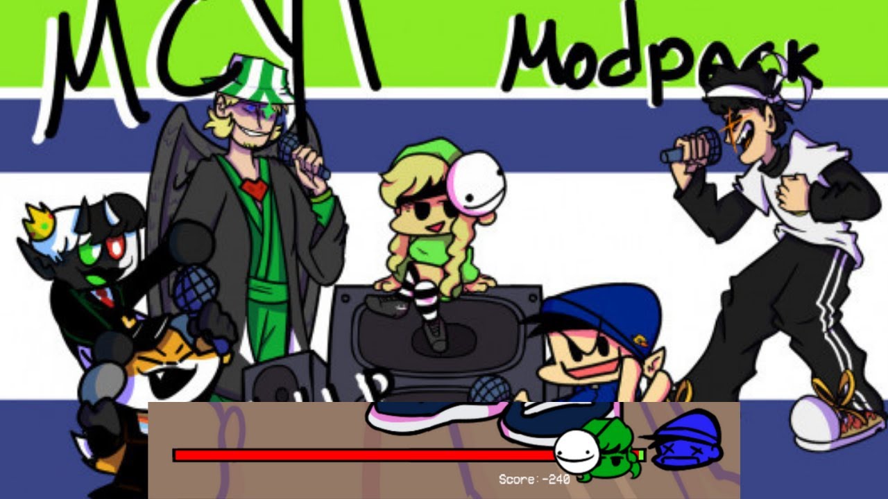 MCYT FNF Mod Showcase... But I suck - YouTube