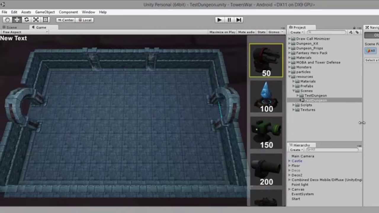 Unity 5 - Tower Defence 3D - Tuto #4 - YouTube