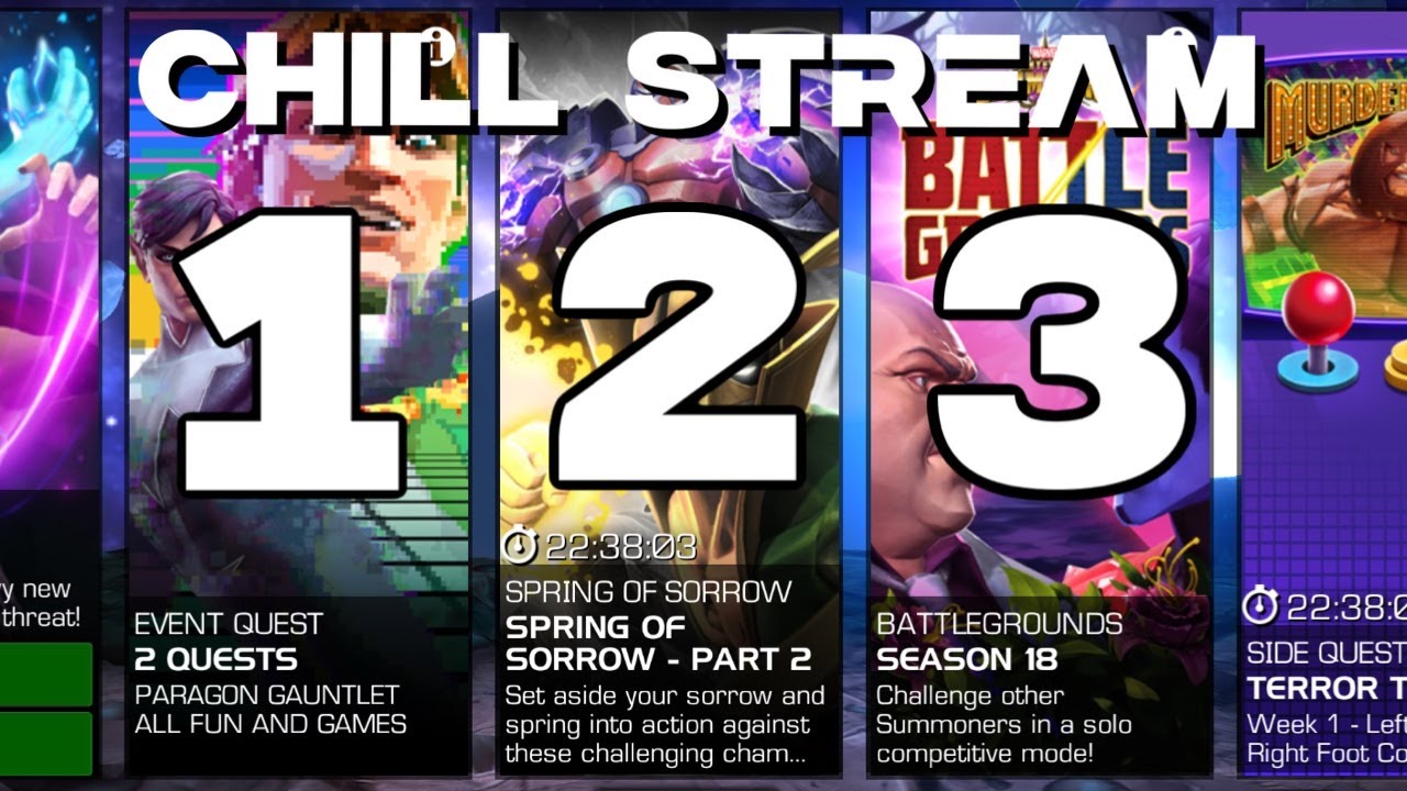 Live- Chill Stream - Marvel Contest of Champions - YouTube