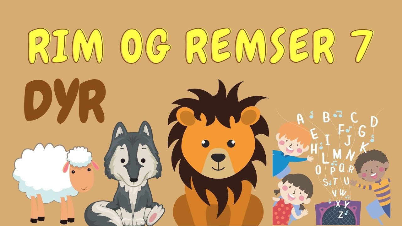 Rim og remser med billeder og tekst | Rim og remser om dyr | Rim og ...