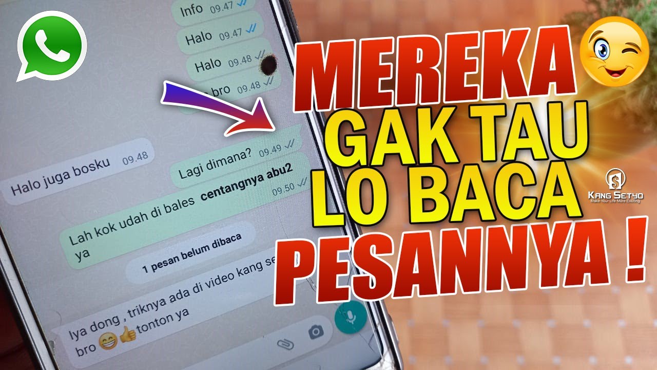Cara Mematikan Tanda Baca di Wa - YouTube