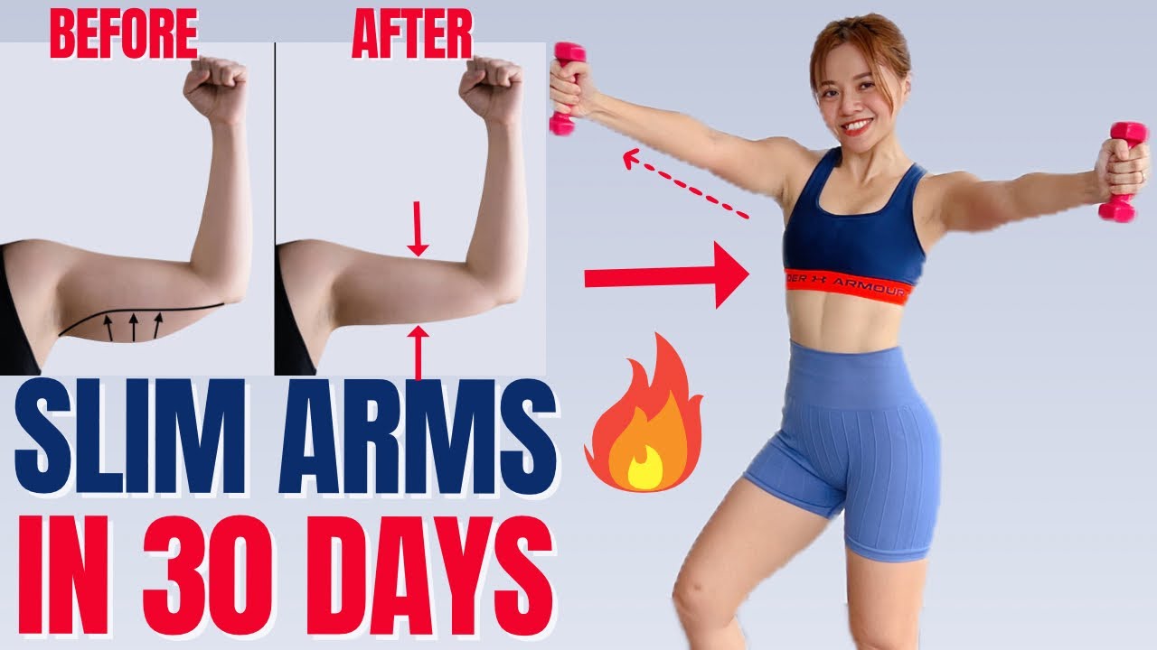Slim Arms Workout - Say NO to Flabby Arms! 10-Min Standing Workout ...