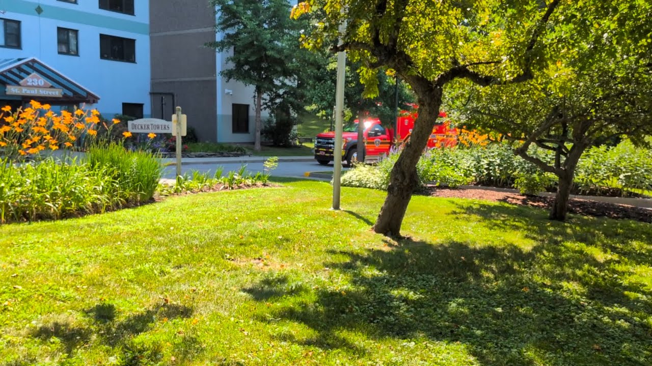 Decker Towers Medical Call on St Paul St (Part 1) – Burlington Fire ...
