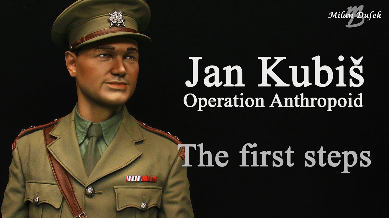 Painting busts - Jan Kubis Anthropoid - the first steps - YouTube