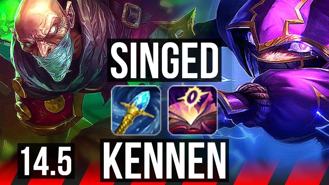 SINGED vs KENNEN (TOP) | 6/2/17 | KR Master | 14.5 - YouTube