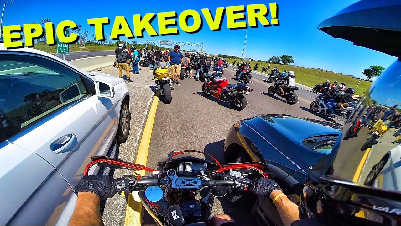 WE BLOCKED OFF THE HIGHWAY!! - YouTube