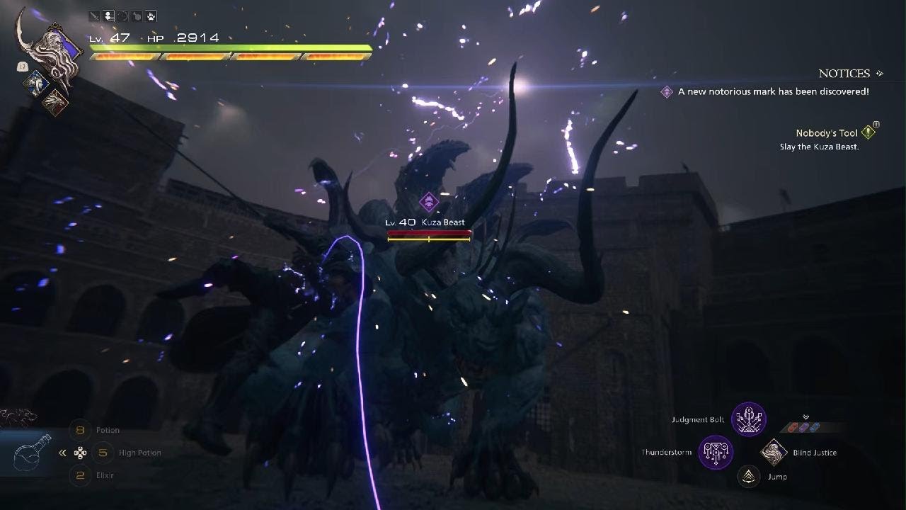 Nobody's Tool Side Quest Guide And Kuza Beast Hunt Guide FINAL FANTASY ...