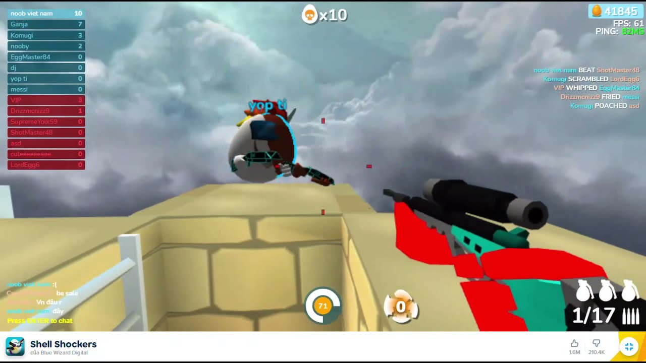 SHELL SHOCKERS 12 kills. Hard day! Don't watch this if you don't like ...