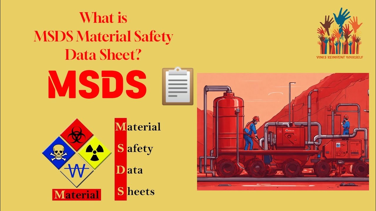 What is MSDS? Why it is necessary for Chemicals Exports. Chemicals ...
