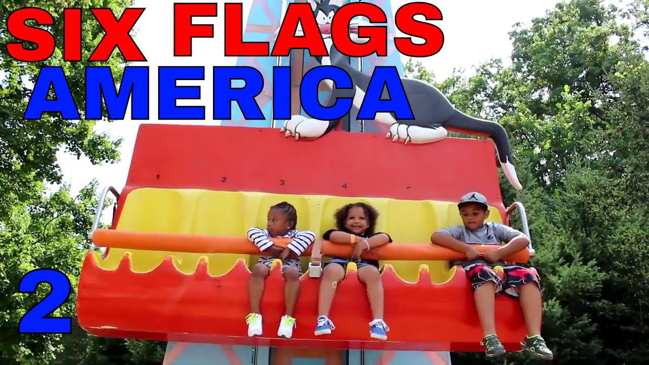 Six Flags America Rides Part 2 - YouTube