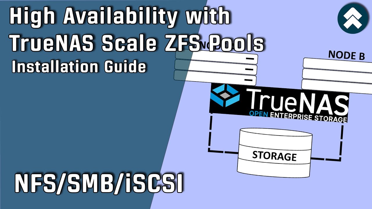 High Availability with TrueNAS Scale ZFS Pools - Installation Guide - YouTube