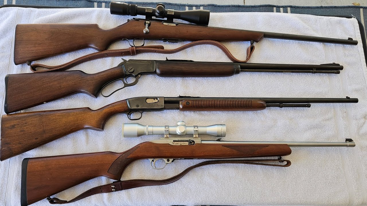 Antique 22 rifle comparison. Which one is my favorite? - YouTube