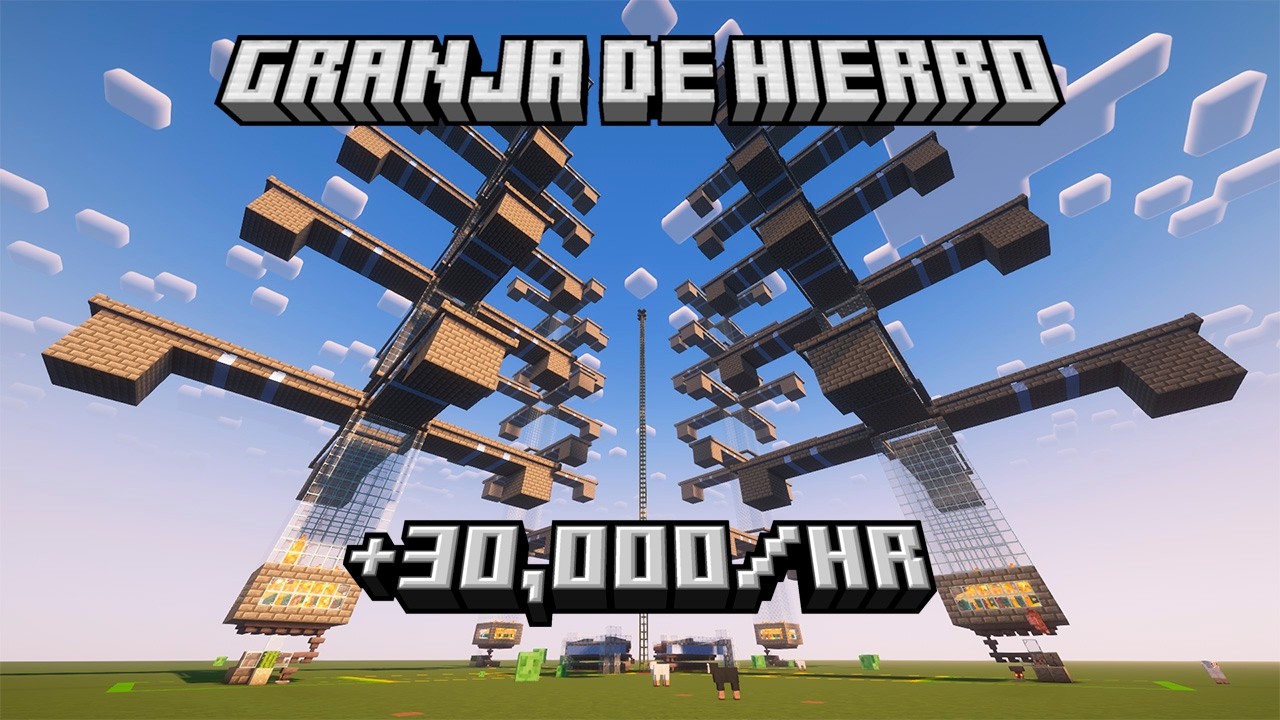 Como hacer GRANJA DE HIERRO +30,000 POR HORA! | Minecraft 1.21.7 - YouTube