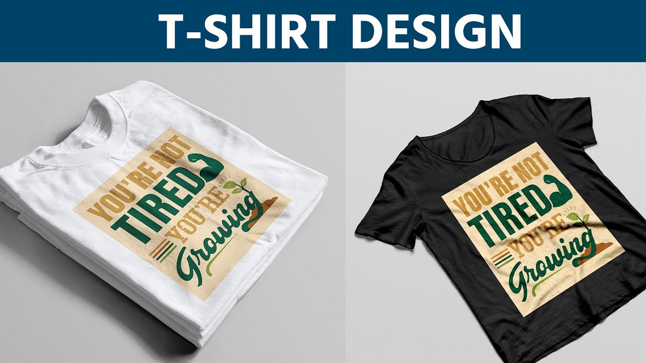 T-Shirt Design in Adobe Illustrator | Full Tutorial for Beginners 2025 ...