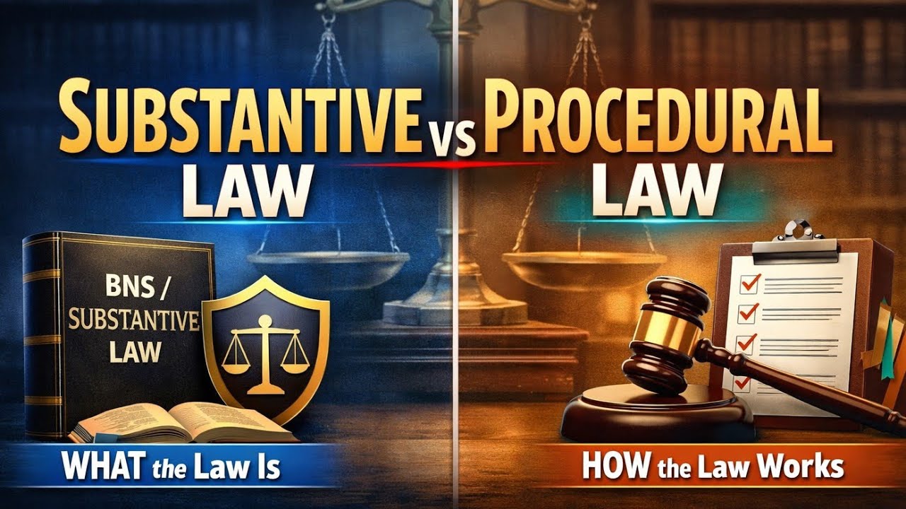 Difference Between Substantive Law and Procedural Law Explained | Law ...