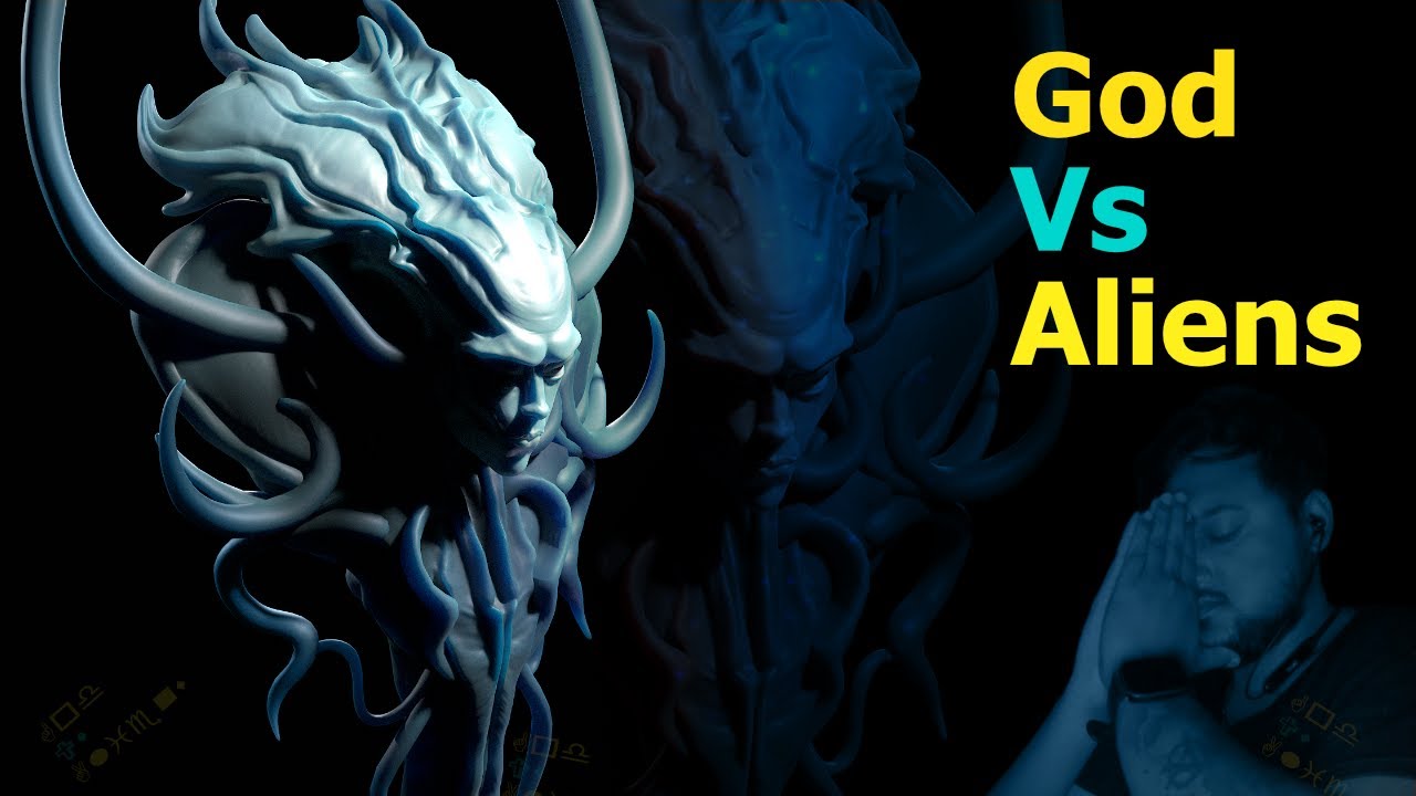 How Lord Vishnu should look | Vishnu Alien Form | Alien God in Zbrush ...