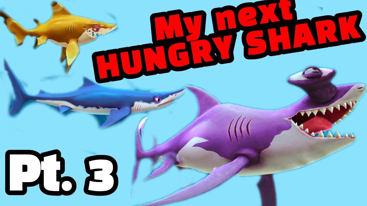 HUNGRY SHARK GAMEPLAY. MY 3D SHARK. BEST MOBILE GAME. WOOWWWOWW. WHO IS ...