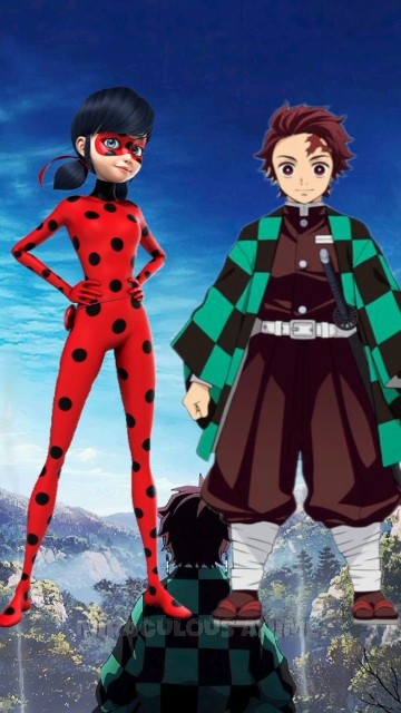 Miraculous vs Demon Slayer matchup #miraculous #ladybug #demonslayer # ...