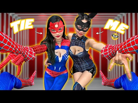 These SPIDER-GIRL'S are GOOD or BAD with SPIDER-MAN? 🤔 (Parkour POV Love Story in Real Life)