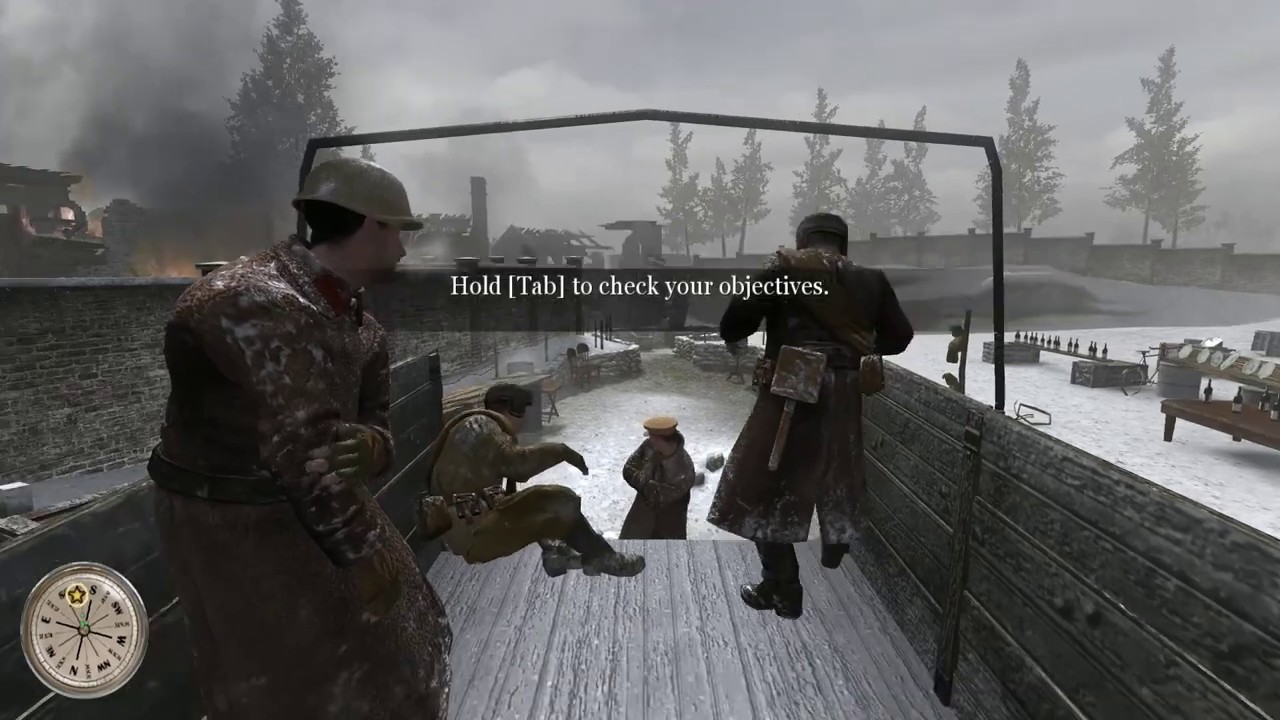 Call of Duty 2 (2005) Walkthrough - MISSION 1 / ПРОХОЖДЕНИЕ - МИССИЯ 1 ...