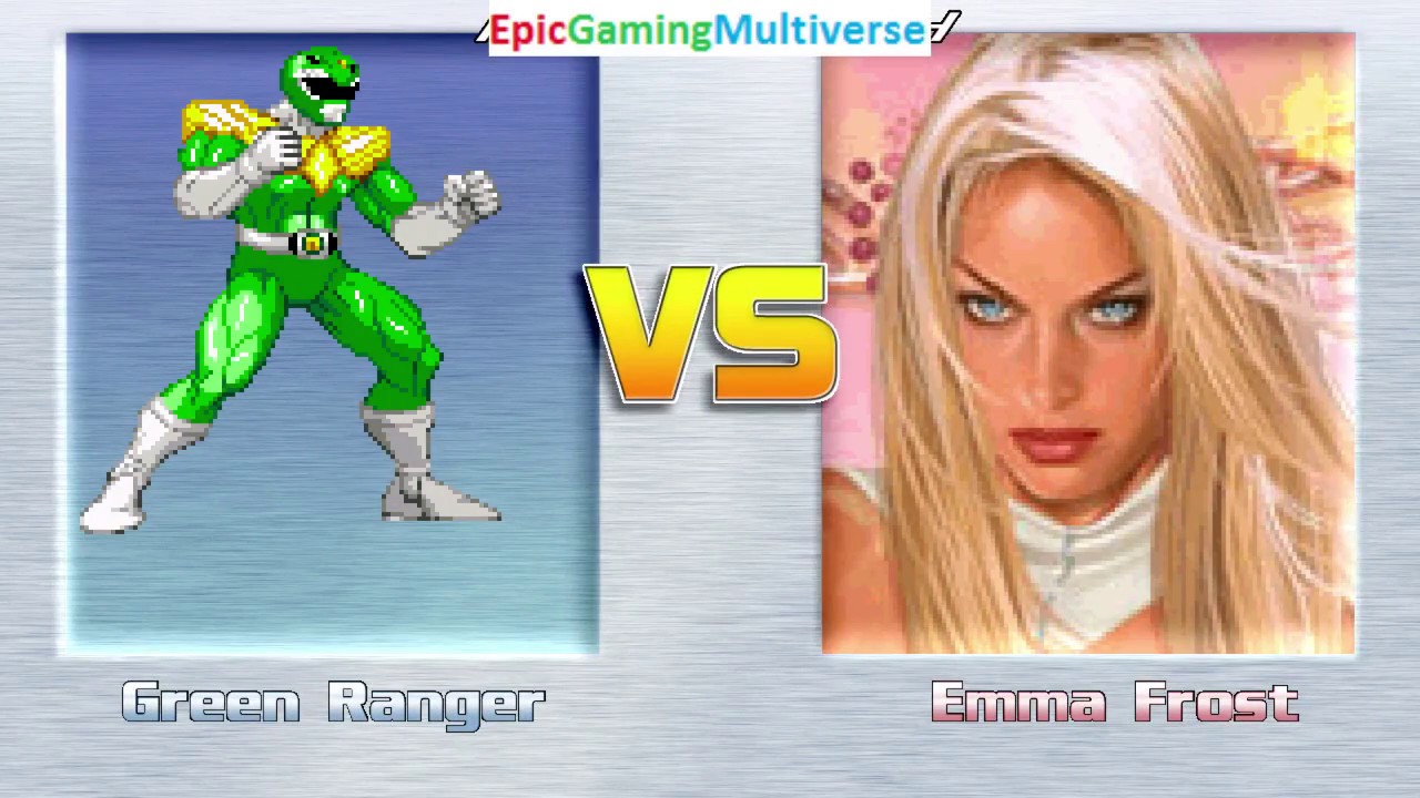 Emma Frost VS The Green Ranger From The Power Rangers Series In A MUGEN ...