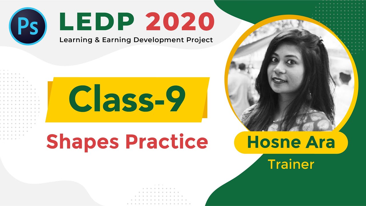 LEDP Graphic Design Class 9 (Shariatpur) - Shapes Project - YouTube