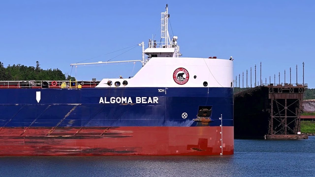 Algoma Bear - Brand New Ship! The Youngest Bear Visits Two Harbors ...