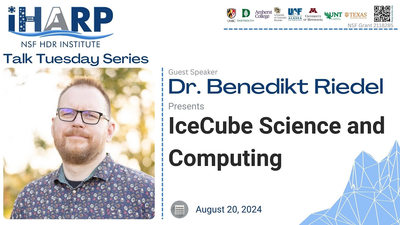 IceCube Science and Computing presented by Benedikt Riedel - YouTube