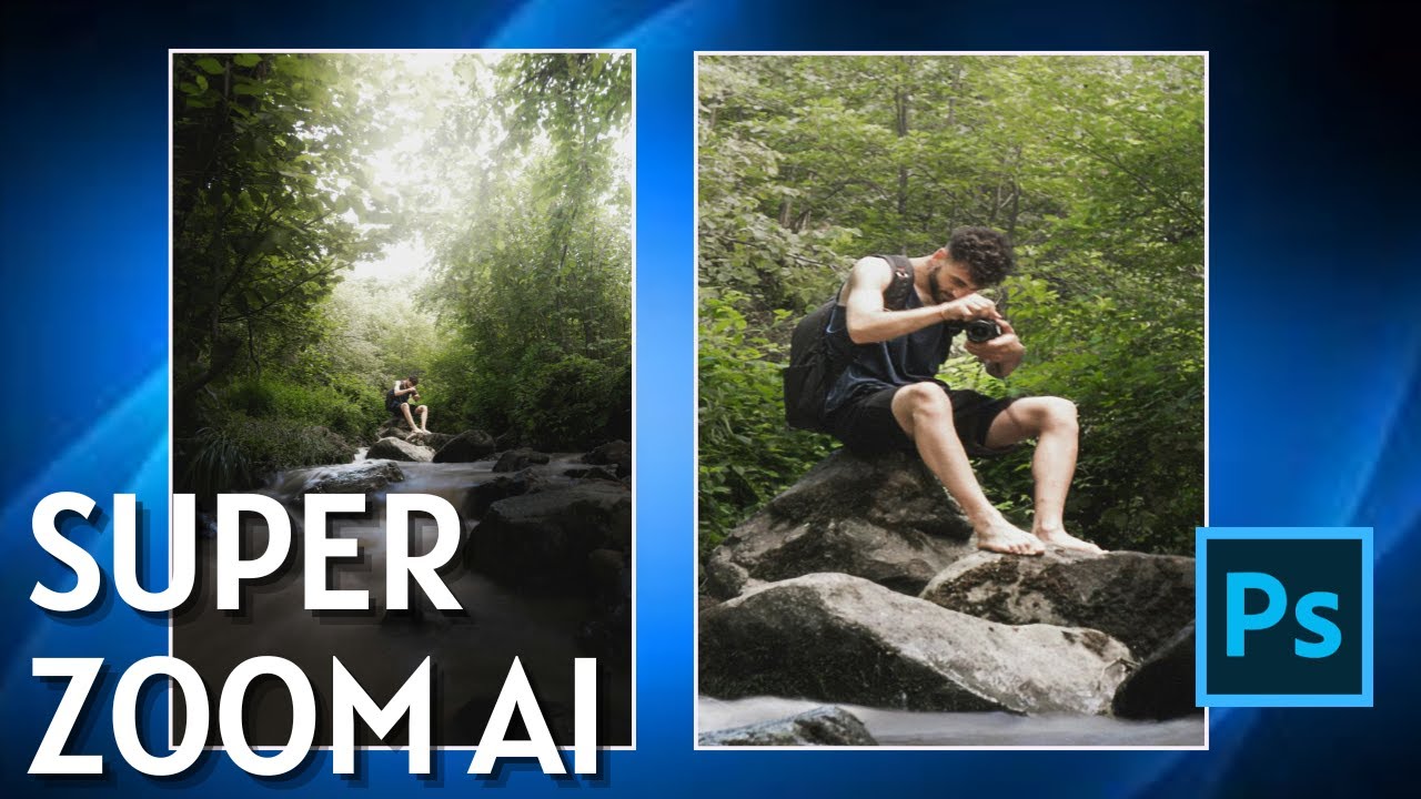 How to AI Super Zoom in Photoshop - YouTube