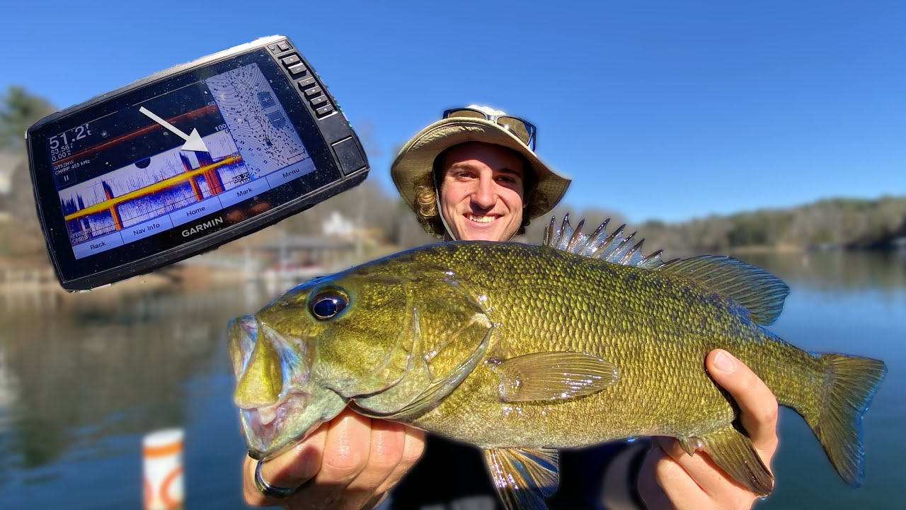 VIDEO GAME FISHING for DEEP WINTER BASS - Lake James (Searching for ...