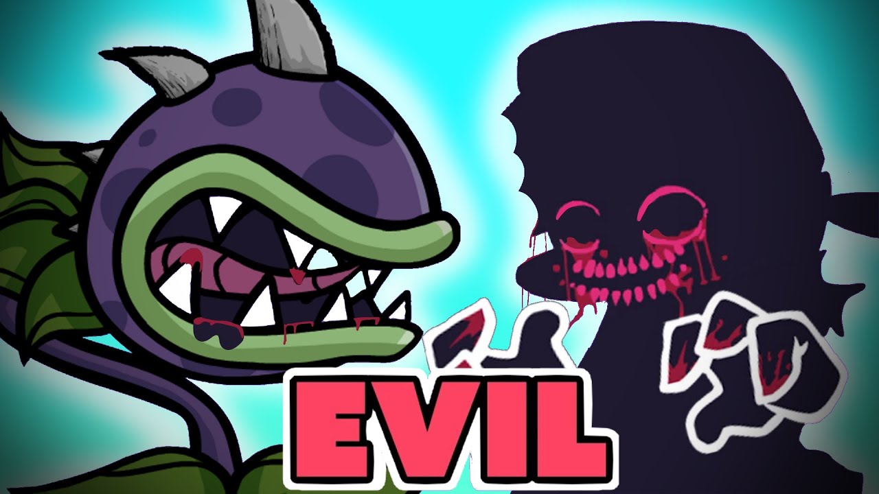 FRIDAY NIGHT FUNKIN' mod EVIL Boyfriend VS Chomper - YouTube