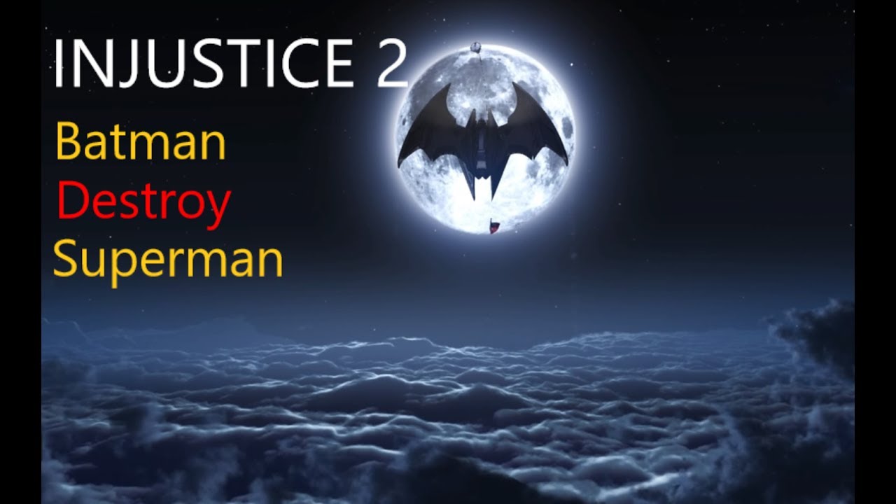 INJUSTICE 2 BATMAN DESTROY SUPERMAN kryptonite suit !!!!! - YouTube